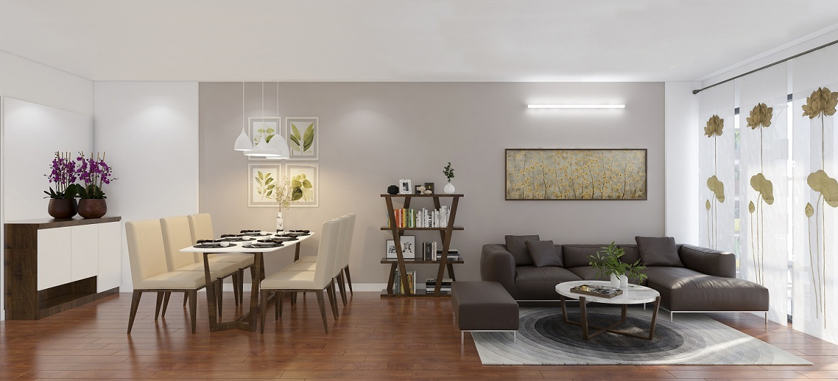 Căn 2PN 3PN chung cư Valencia Garden quận Long Biên có diện tích bao nhiêu?