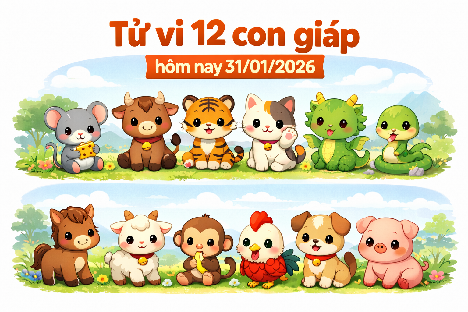 Tử vi 12 con giáp hôm nay 31/01/2026: Tuổi Dậu tài lộc khởi sắc, Tuổi ...
