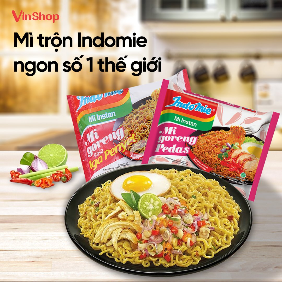 Indomie là mỳ gì? Có bao nhiêu loại?