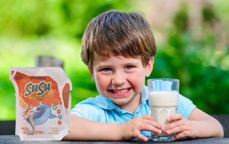 Trẻ uống nhiều sữa Susu có tốt không?