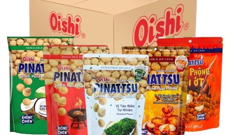 1 thùng 20 gói Snack Oishi Pinattsu 85g giá bao nhiêu?