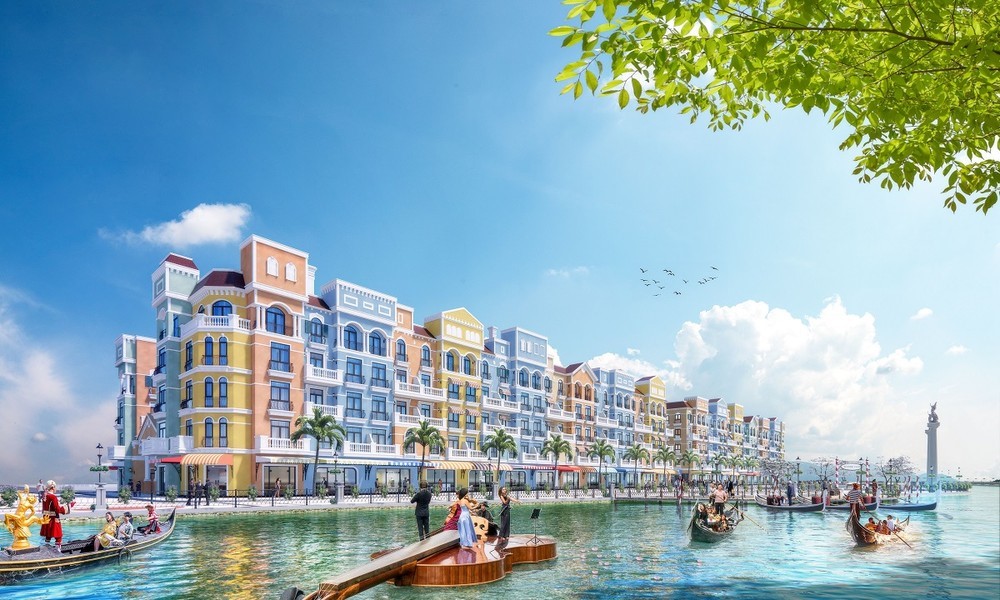 Các công trình nghệ thuật mang tính biểu tượng tại từng phân khu của dự ...